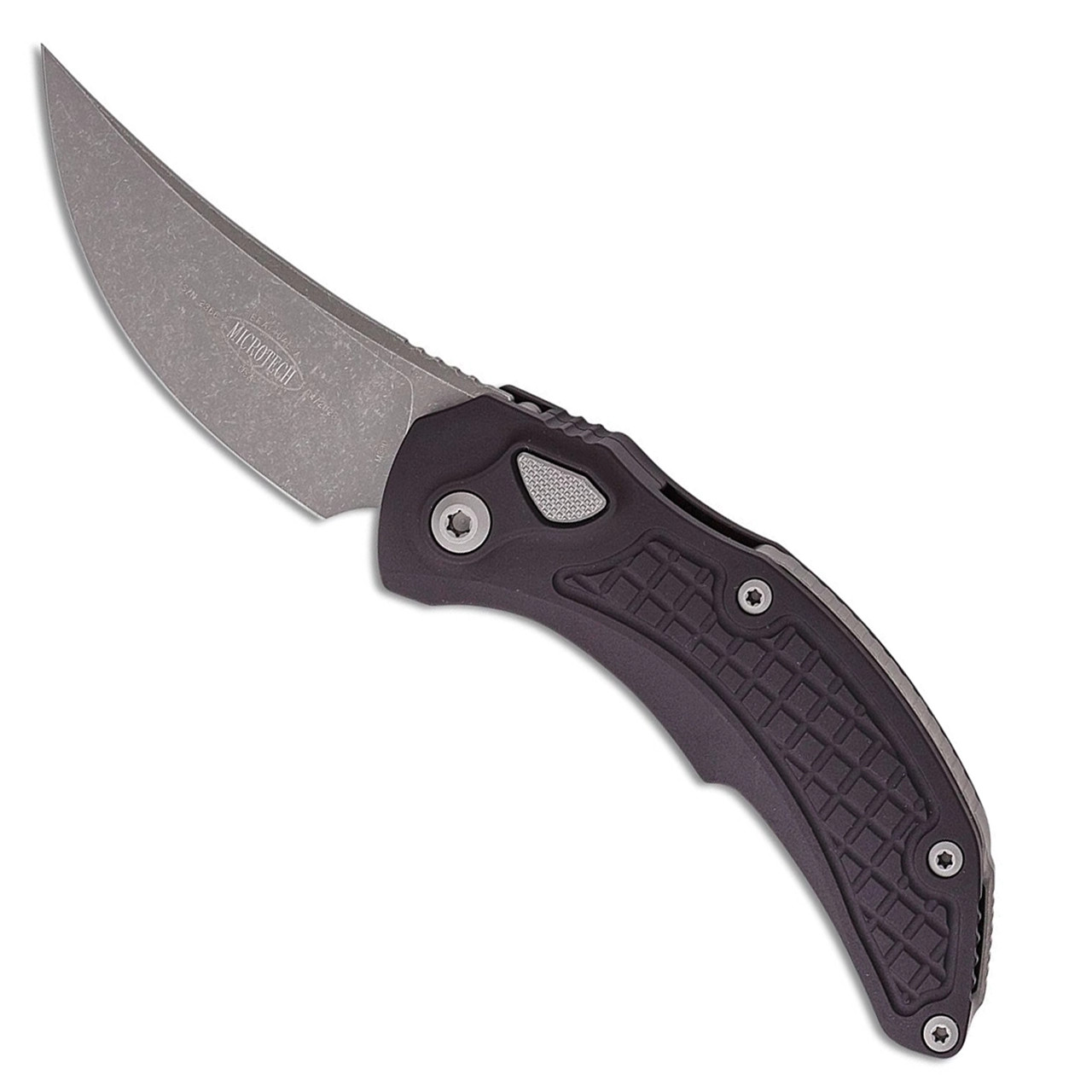 Microtech Bastinelli Brachial Auto S/E Black Apocalyptic Standard 268A ...