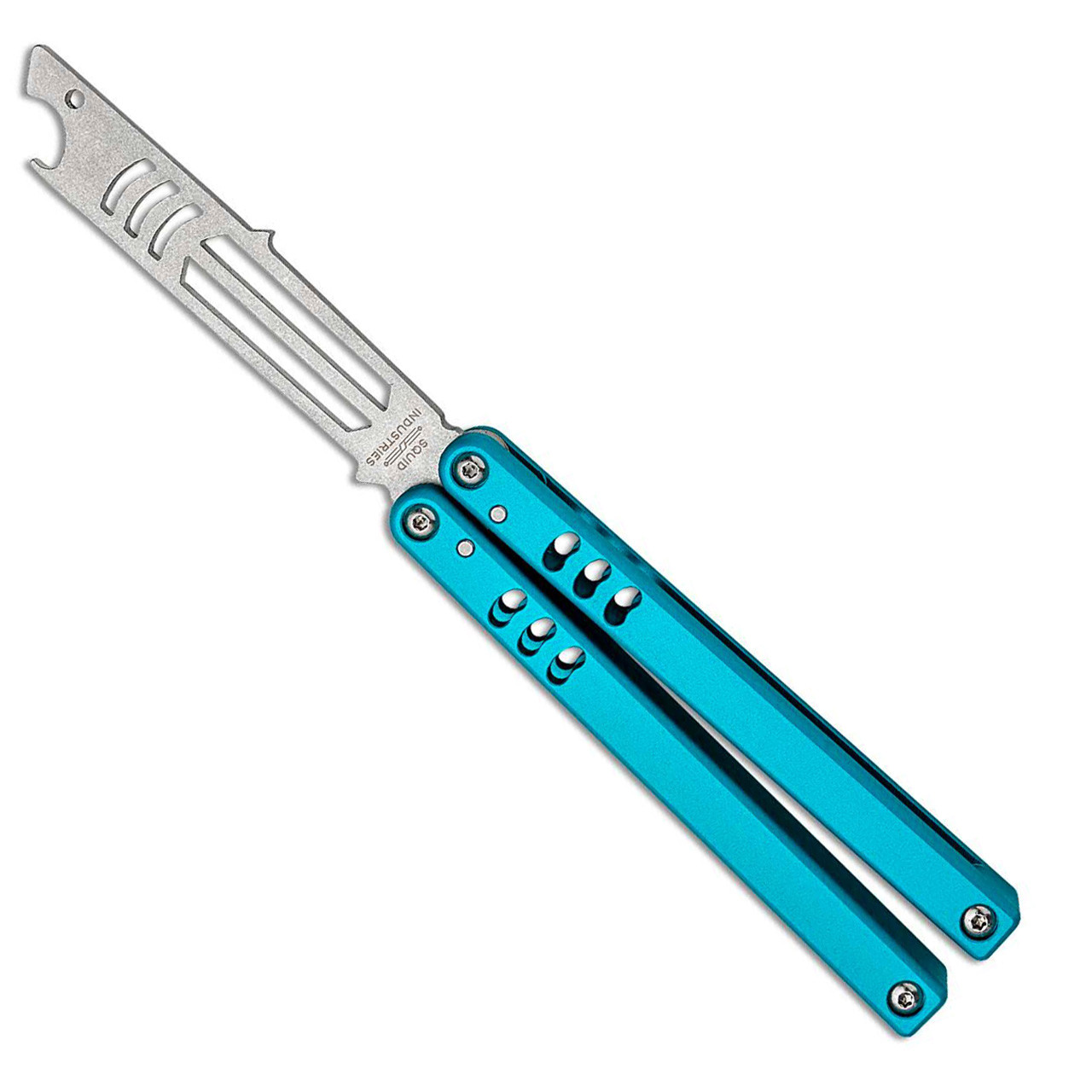 Squid Industries Mako V4.5 Bottle Opener Balisong Butterfly Trainer ...