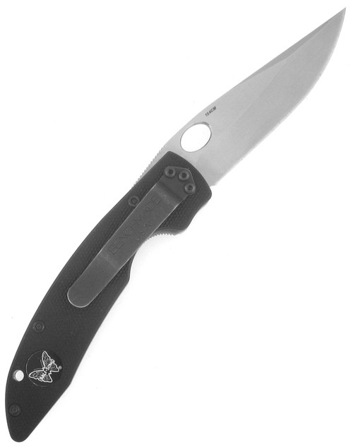 Benchmade Mini AFCK II Black G-10 Satin Plain 814 | American Edge Knives