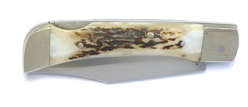 German Eye Brand Lock Back Genuine Stag | American Edge Knives