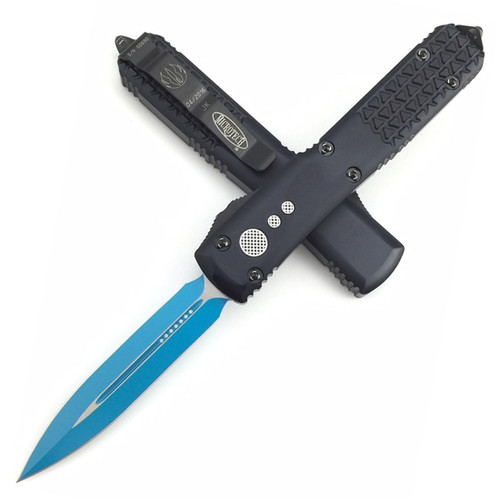 Microtech Ultratech D/E Jedi Knight Blue Standard Signature Series 122 ...