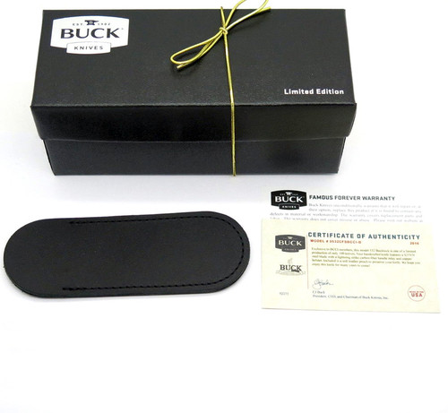 Buck 532 BuckLock Custom Copper Lightning Strike Carbon Fiber Satin ...