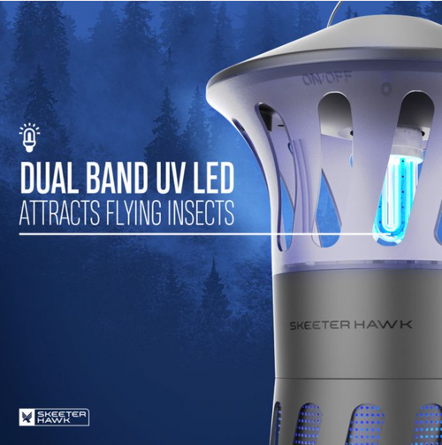 Skeeter Hawk LED UV Light Flying Insect and Mosquito Patio Trap ft ...