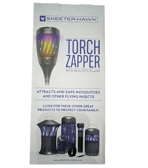 Skeeter Hawk Smoke Free Torch Bug Zapper with Realistic Flame ...
