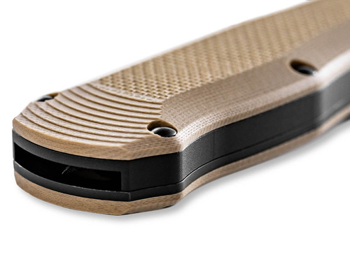 Benchmade Autocrat OTF Auto D/E Coyote Brown G-10 Handle Black Blade ...