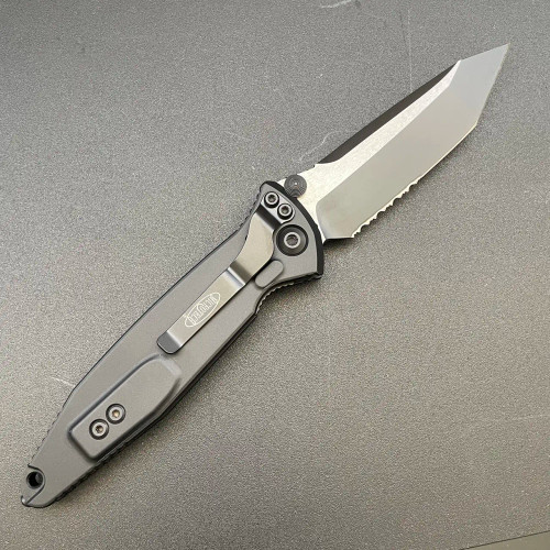 Microtech Socom Elite Manual T/E Black Tactical Serrated 161-2T ...