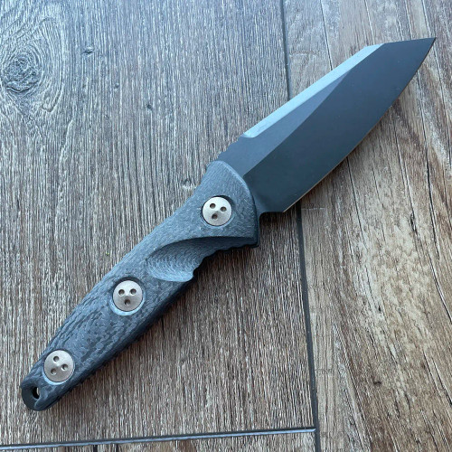 Microtech Socom Alpha Mini Warcom Carbon Fiber DLC Standard Signature ...