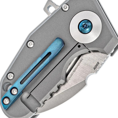 Benchmade Micro Pocket Rocket Frame Lock Titanium Handles Stonewash ...