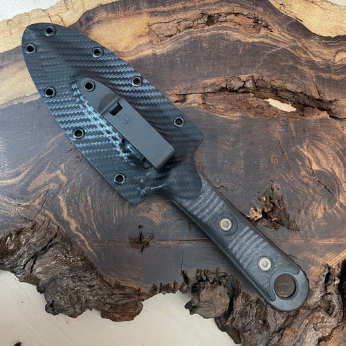 Microtech Borka SBD Dagger Fixed Blade Carbon Fiber DLC Full Serrated ...
