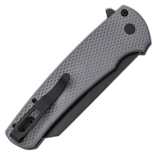 Pro-Tech Malibu Button Lock Flipper Reverse Tanto Textured Grey Handle ...