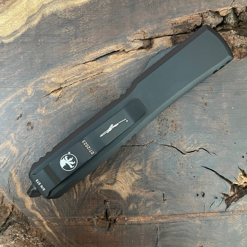 Microtech Ultratech De Black Frag G 10 Top Tactical Full Serrated