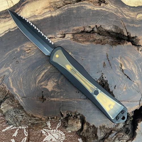 Heretic Knives Manticore X De Black W Ultem Inlays Dlc Full Serrated