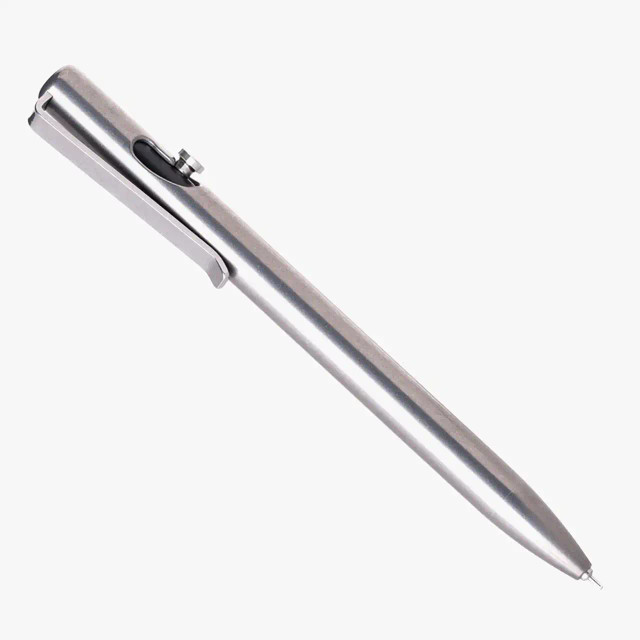 Tactile Turn Bolt Action Short Smooth Operator Pen | American Edge Knives