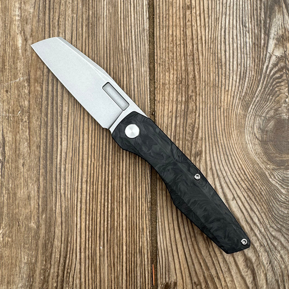 Vero Engineering Axon Liner Lock Marbled Carbon Fiber Handle ...