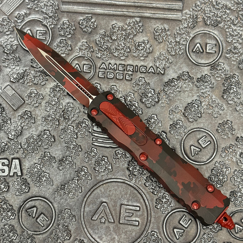 Microtech Dirac D/E Red Camo Standard Signature Series 225-1RCS ...