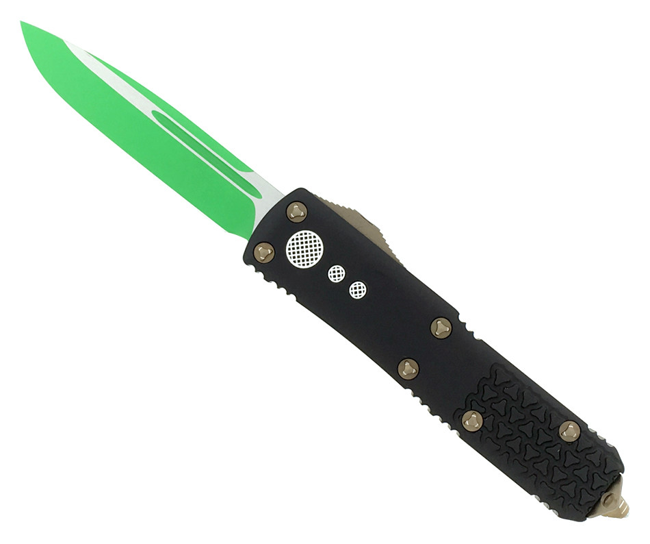 Microtech UTX-85 S/E Jedi Master Green Standard 231-1JM | American Edge ...