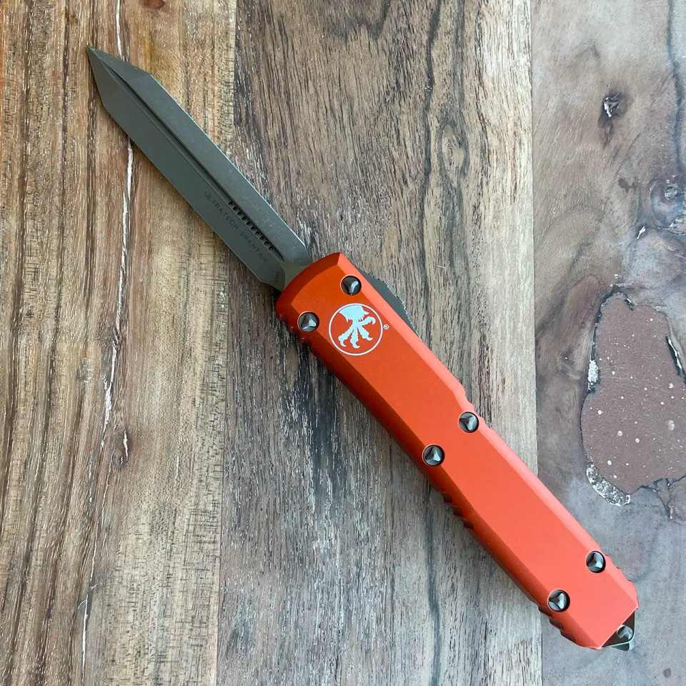 Microtech Ultratech Spartan Orange Bronze Apocalyptic Standard 223 ...