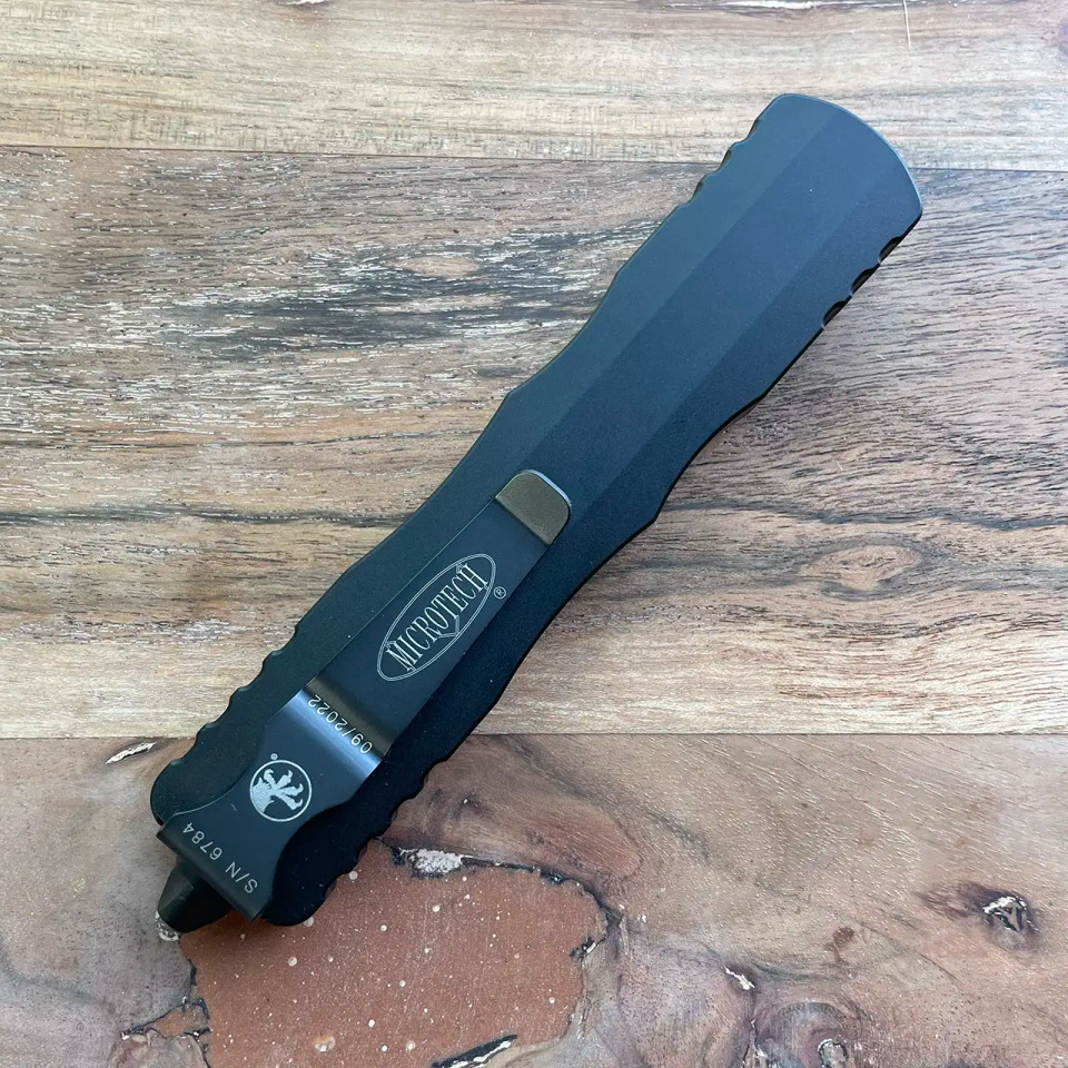 Microtech Dirac Delta D/E Tactical Black Full Serrated 227-3T ...