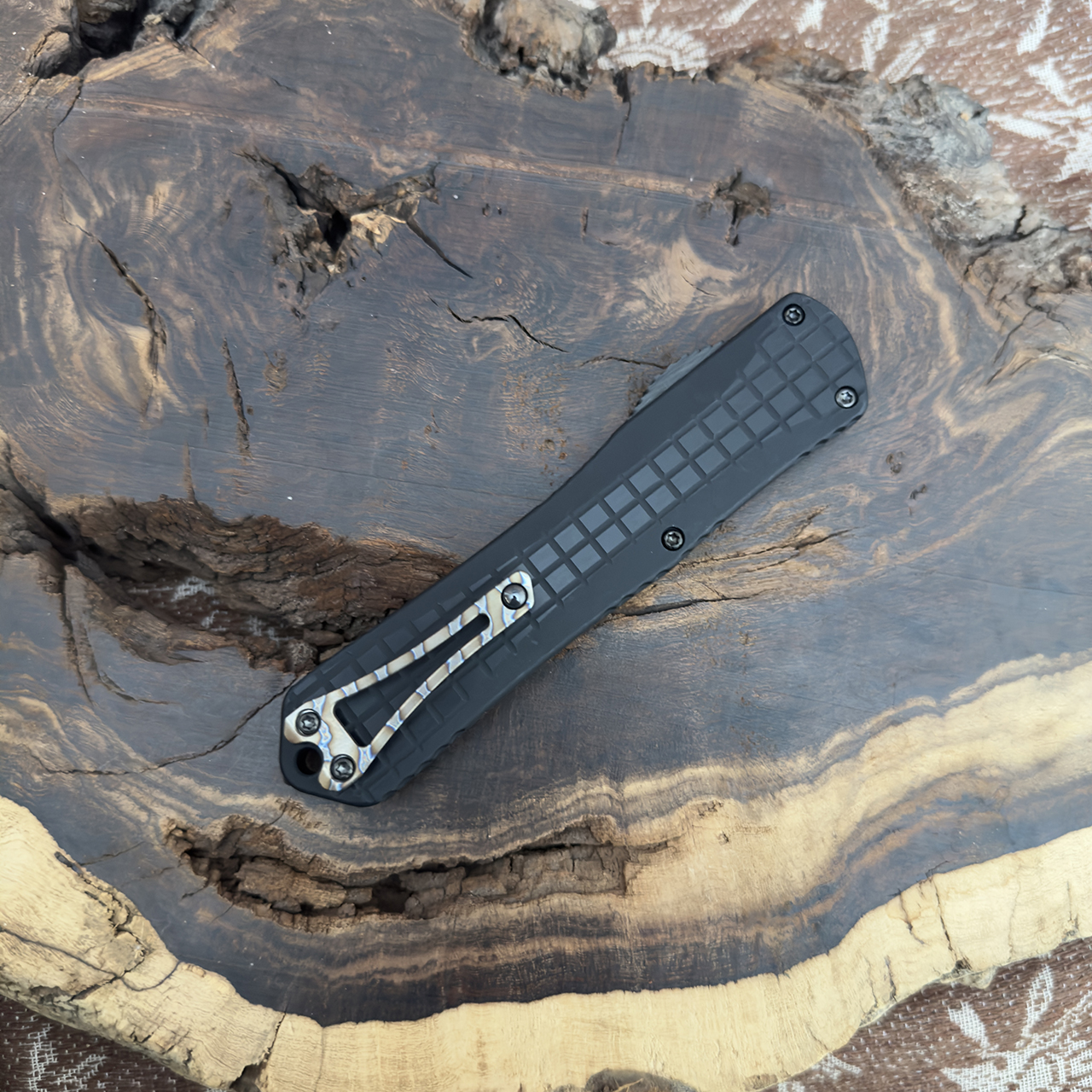 Heretic Knives Custom Manticore X D/E Frag Aluminum Handle w/ Carbon ...