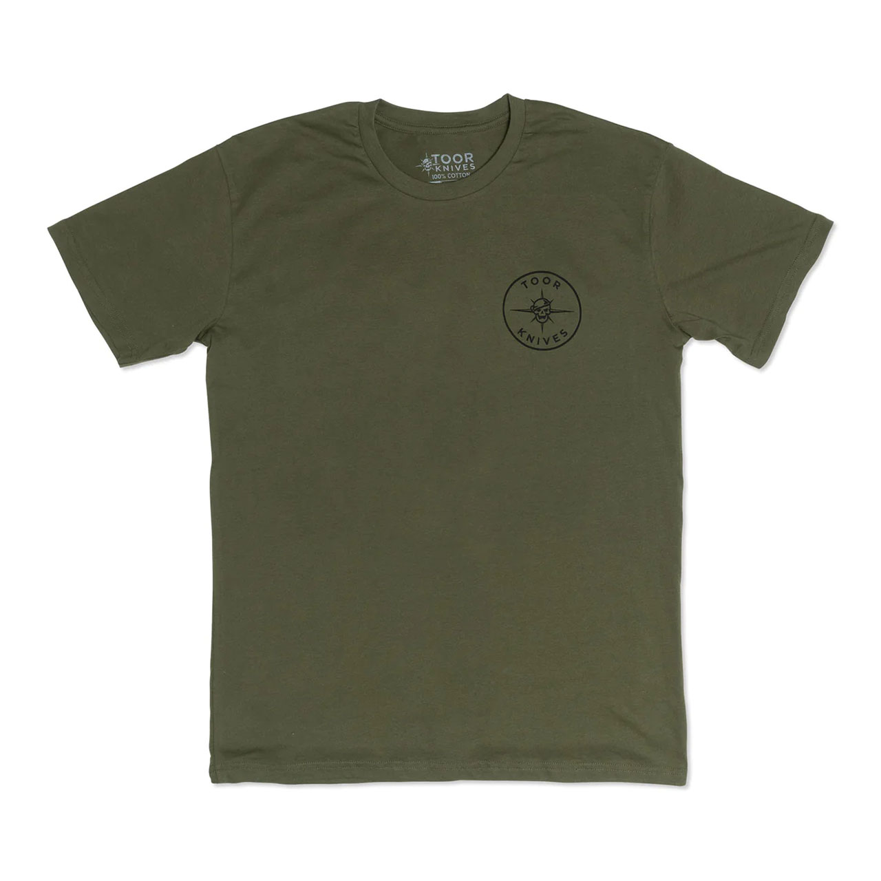Toor Knives Logo T-Shirt Military Green | American Edge Knives