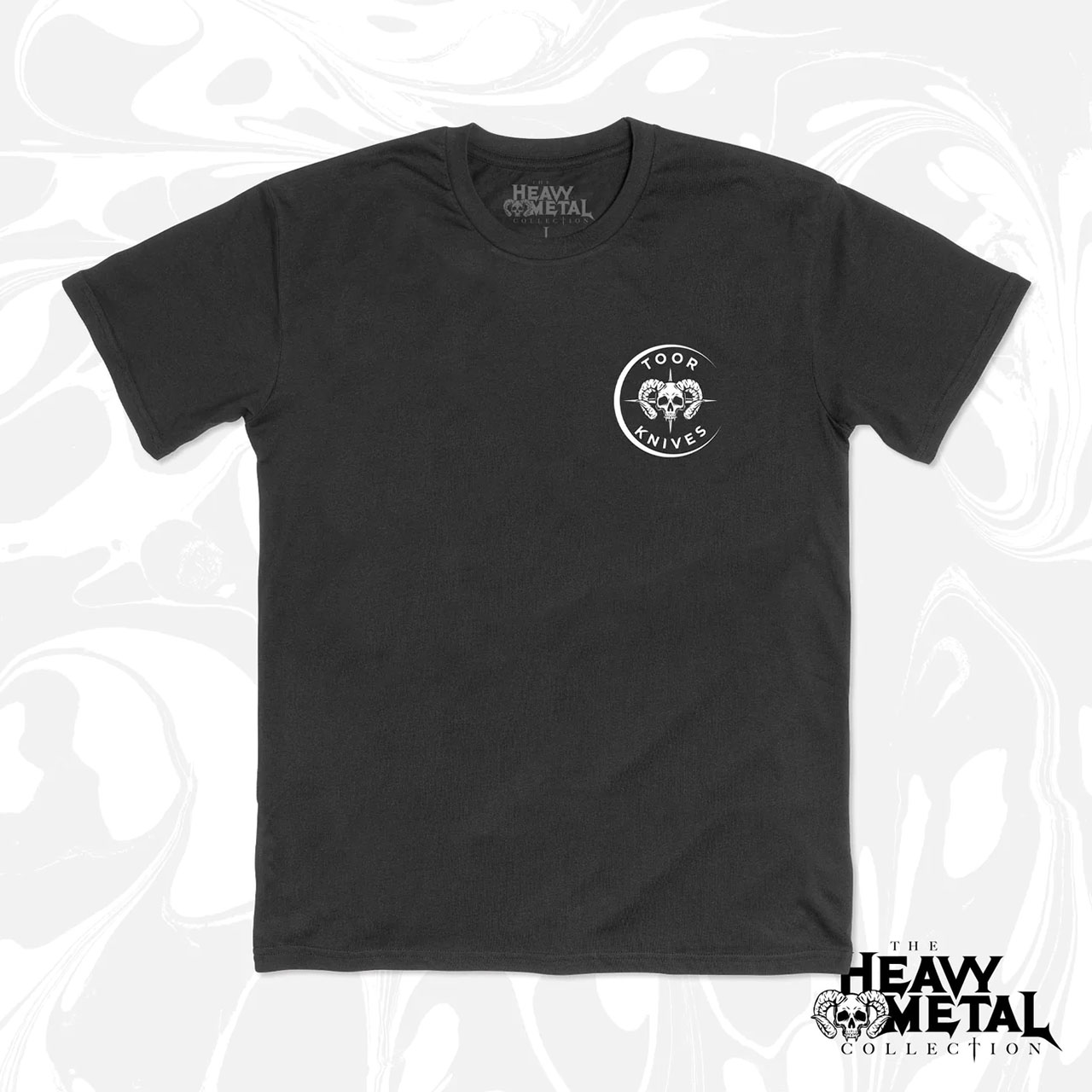 Toor Knives Heavy Metal Logo T Shirt BLK/WHT | American Edge Knives