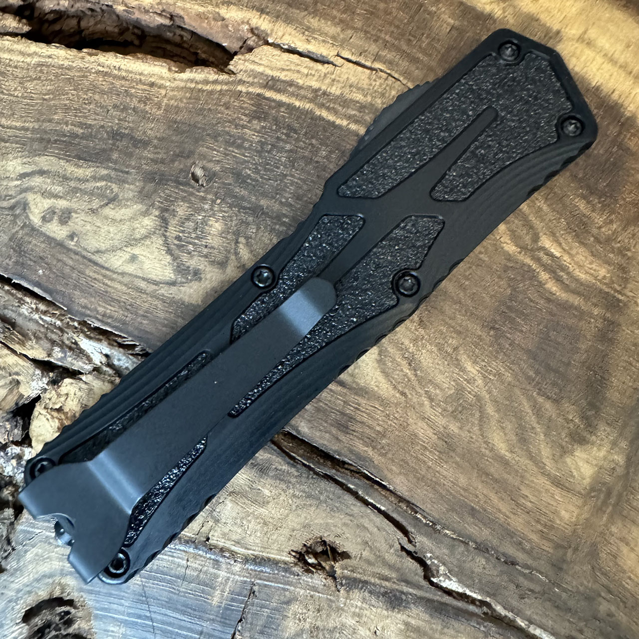 Heretic Knives Colossus D/E Black Tactical DLC H041-6A-T | American ...