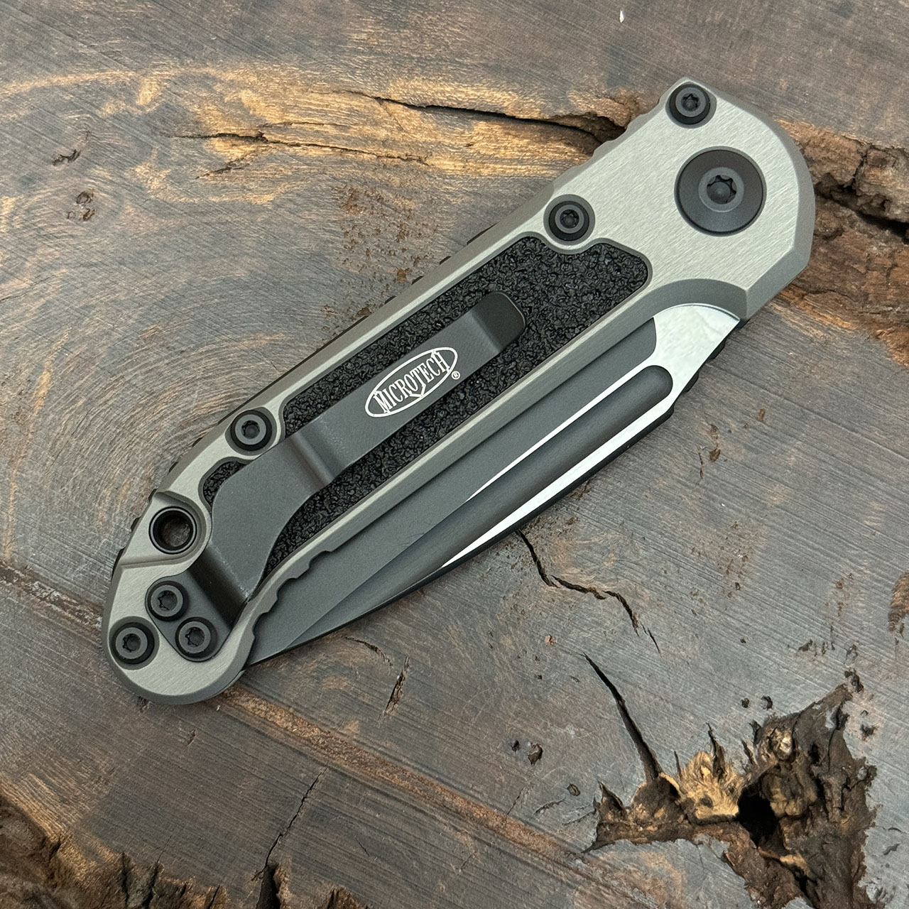 Microtech LUDT S/E Gen III Natural Clear Serrated 1135-2NC | American ...