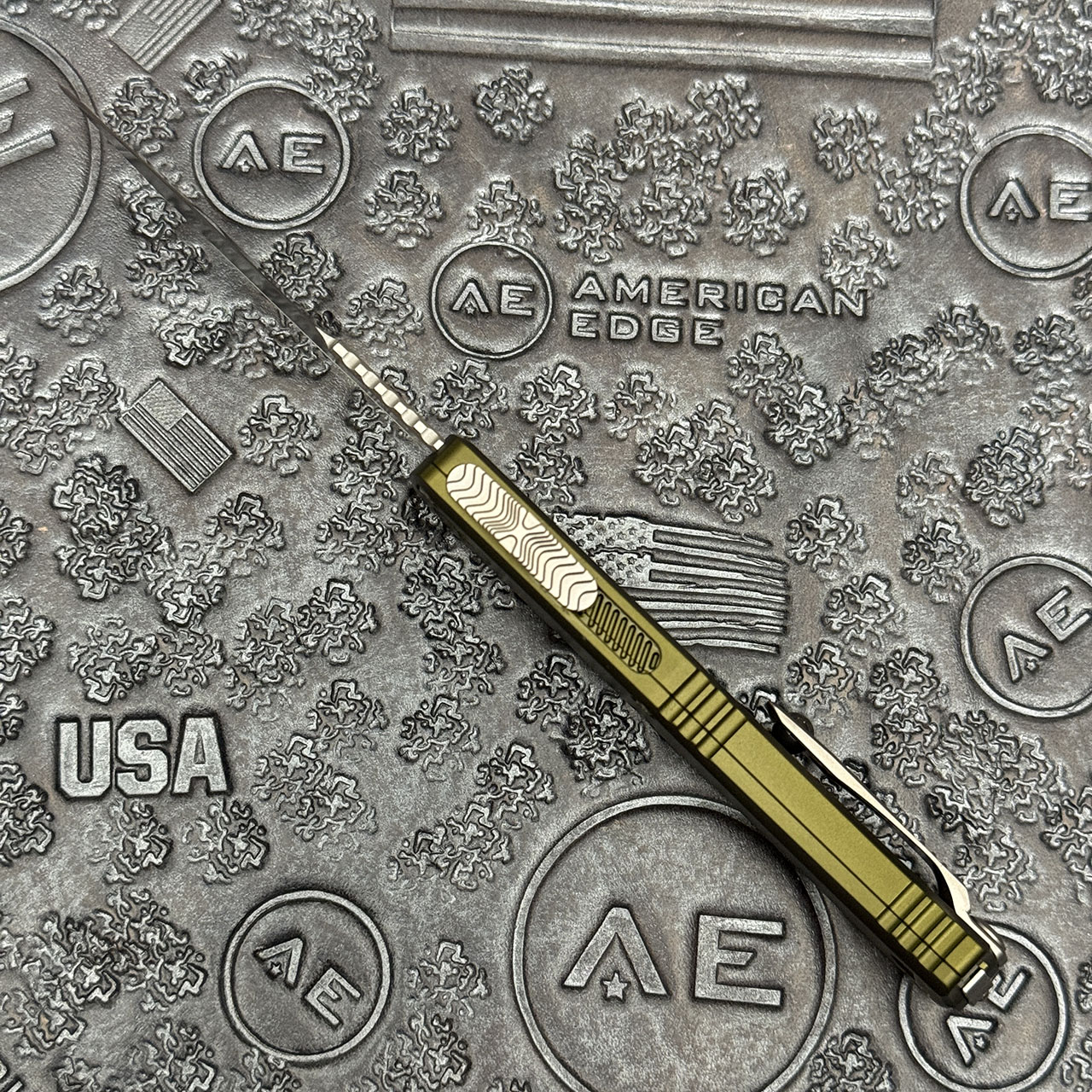 Microtech Hera II Mini Bayonet OD Green Stonewash Standard 1701M-10OD ...