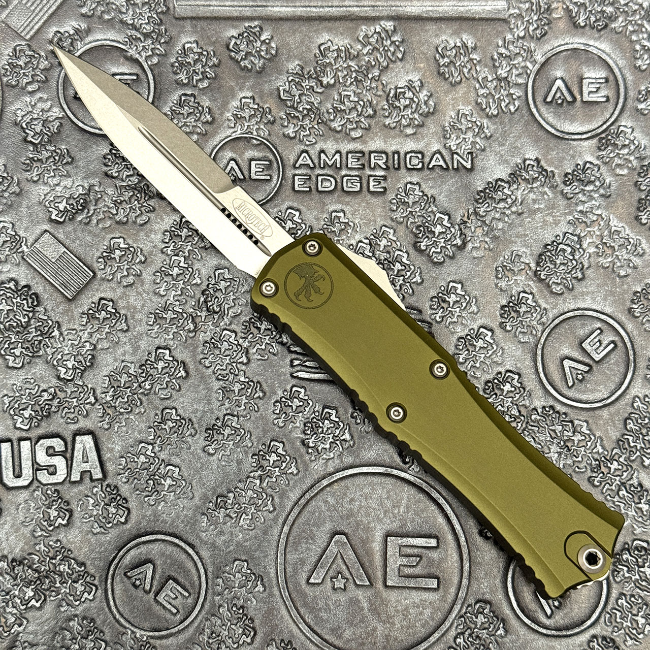 Microtech Hera II Mini Bayonet OD Green Stonewash Standard 1701M-10OD ...