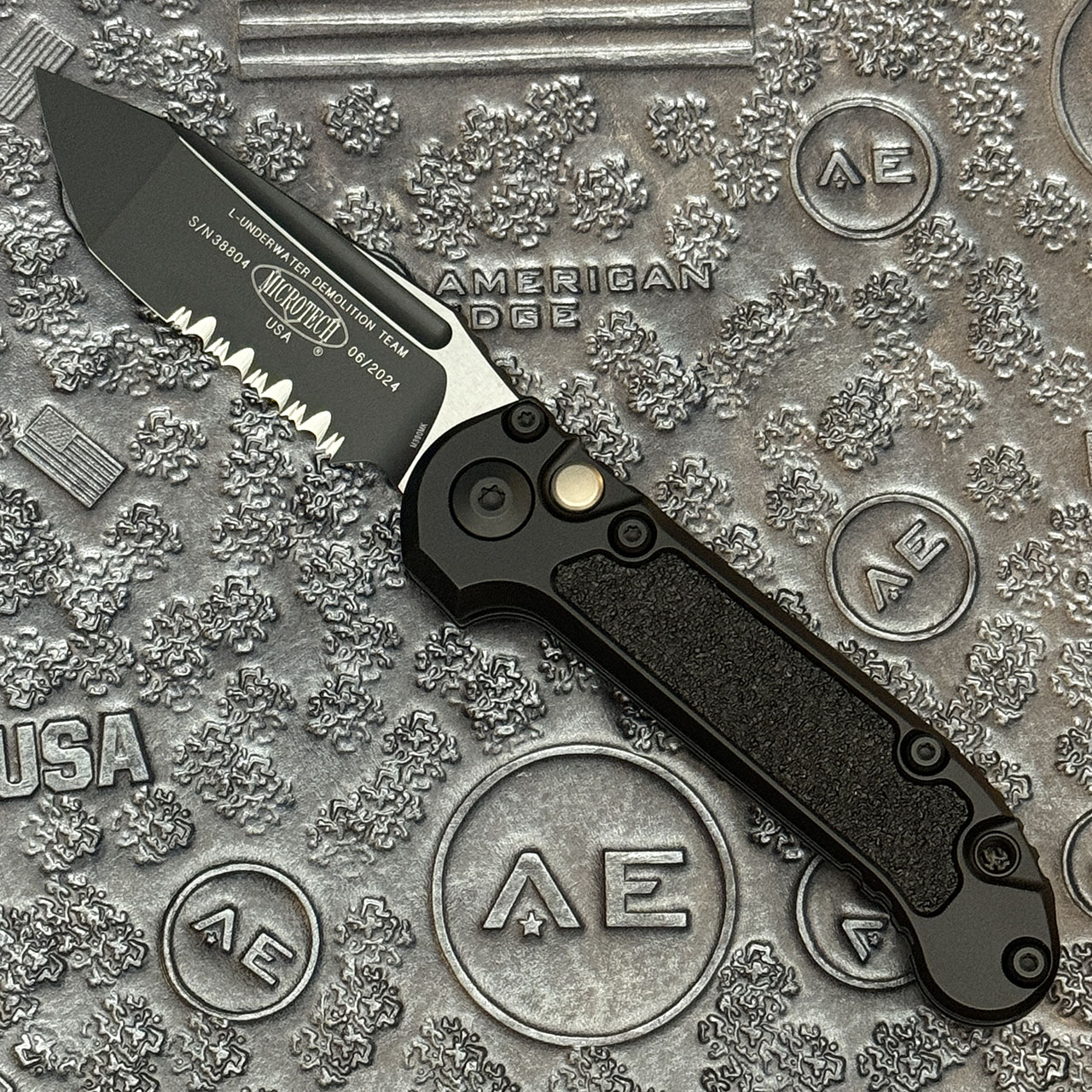 Microtech LUDT T/E Gen III Tactical Serrated 1136-2T | American Edge Knives