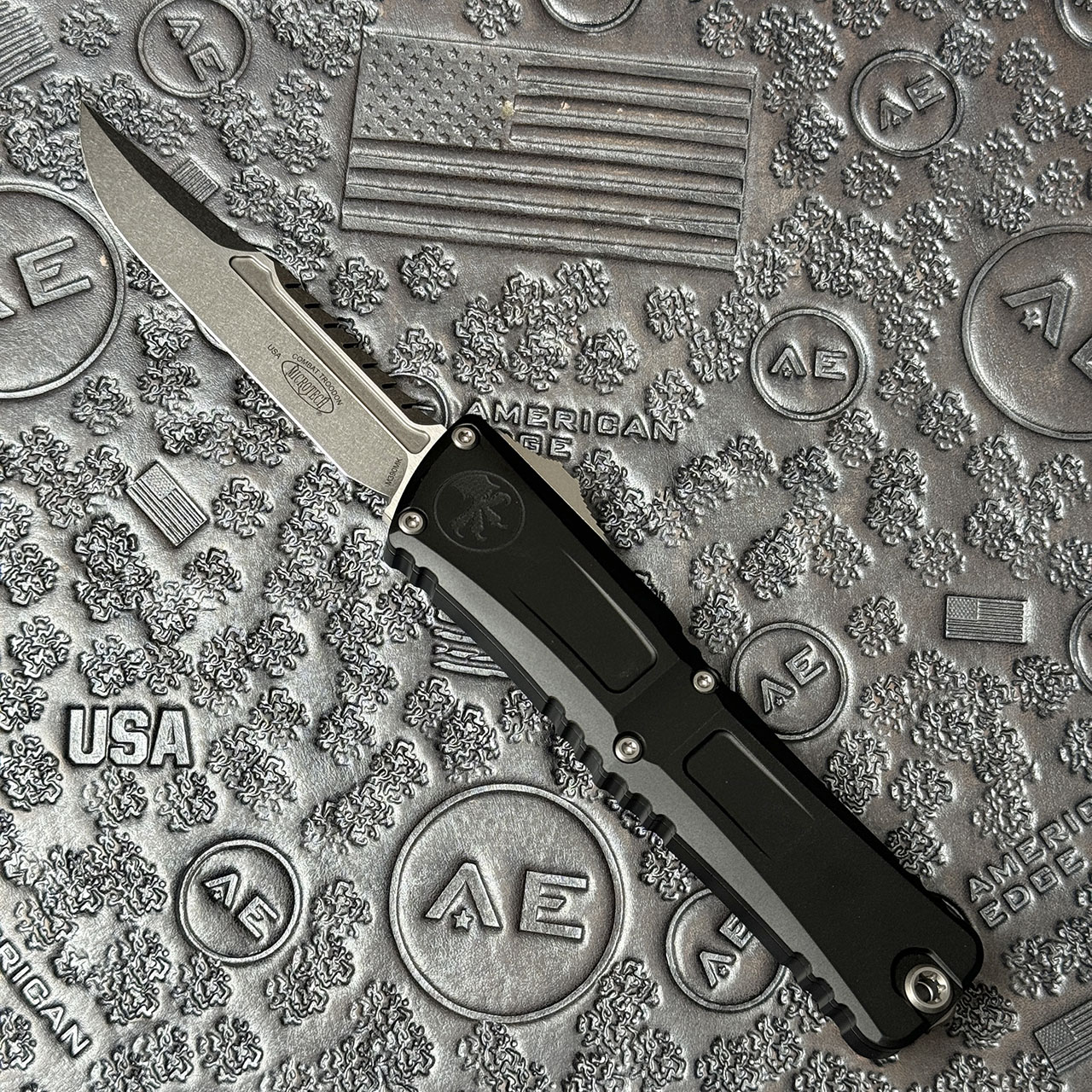 Microtech Combat Troodon Interceptor Gen III Black Stonewash Standard ...