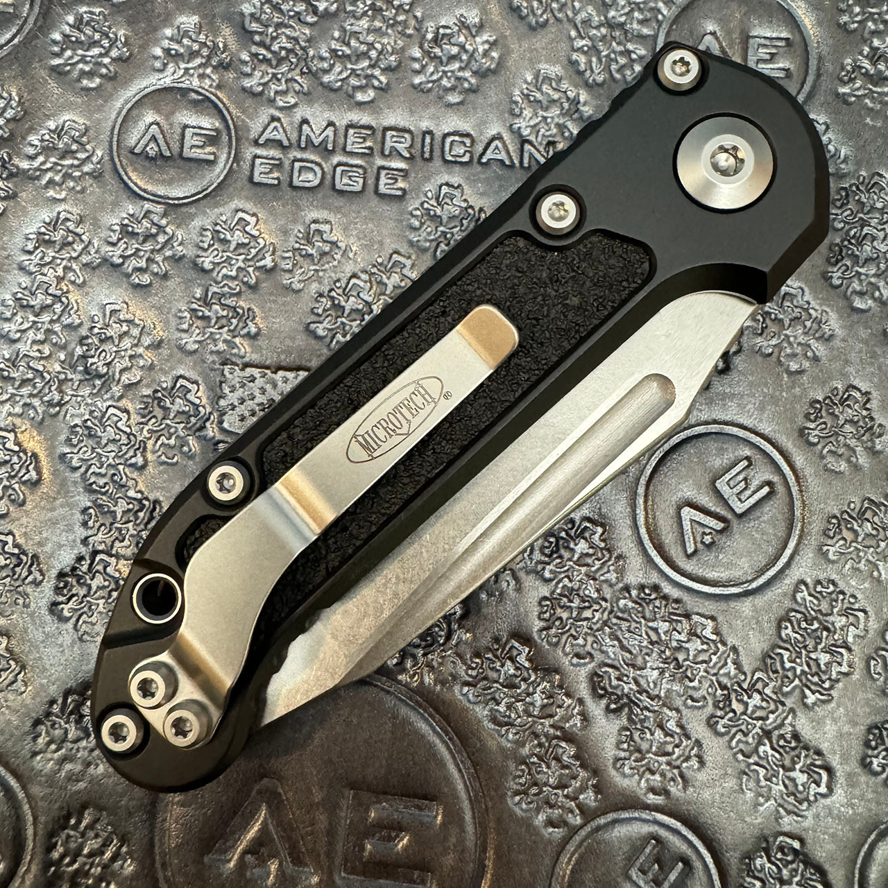 Microtech LUDT T/E Gen III Black Stonewashed Full Serrated 1136-12 ...