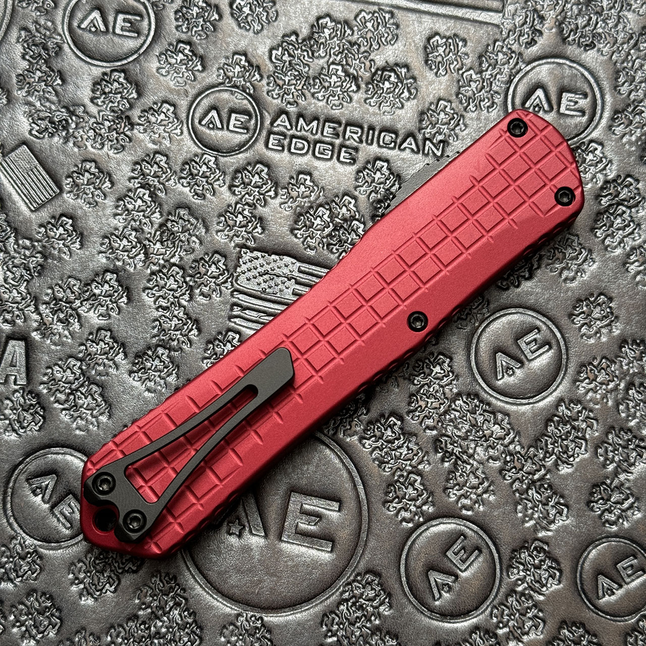 Heretic Knives Manticore X Tanto Red Frag Handle DLC Standard Blade ...