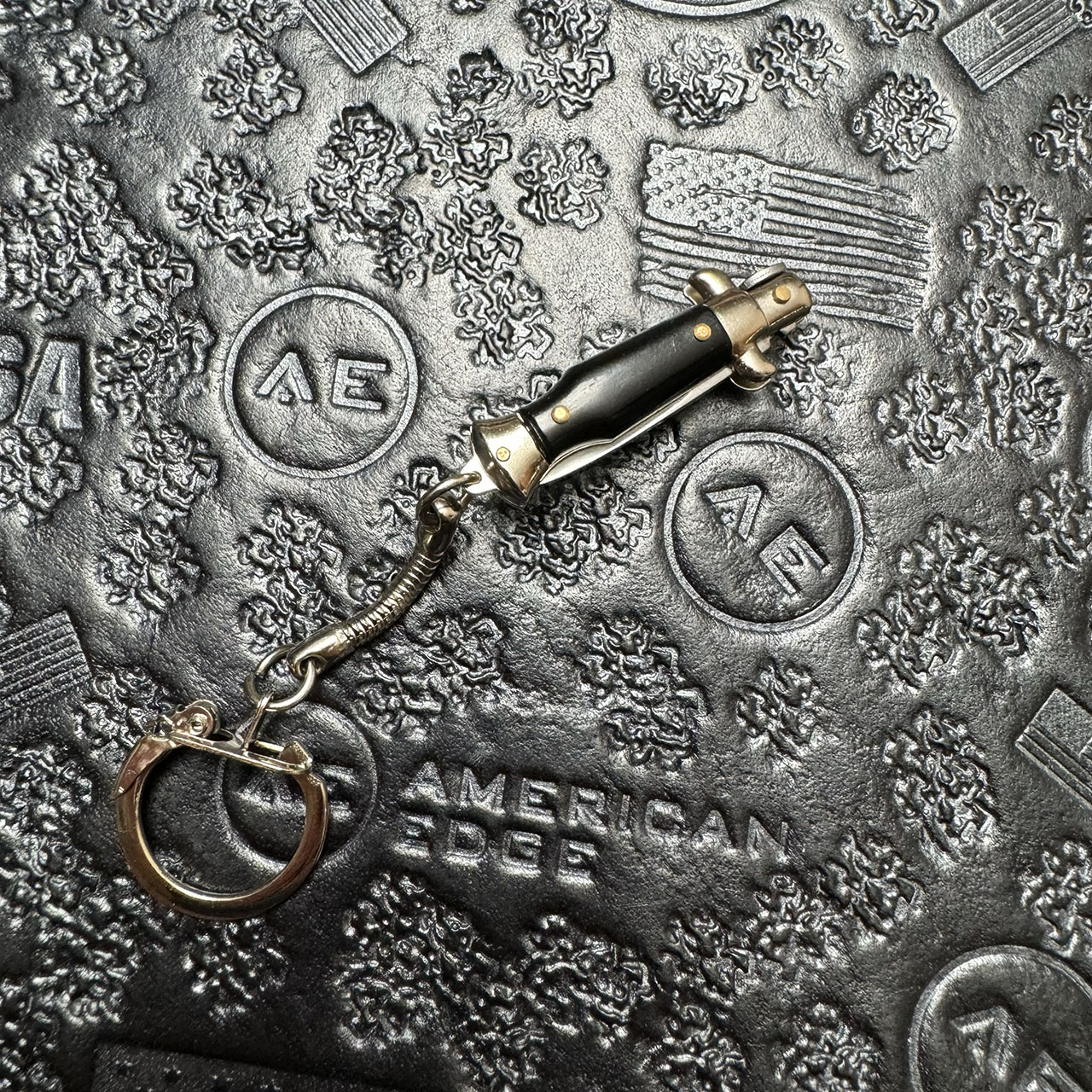 Magic Knife K10 Italian Stiletto Keychain Auto Imitation Horn Handles ...