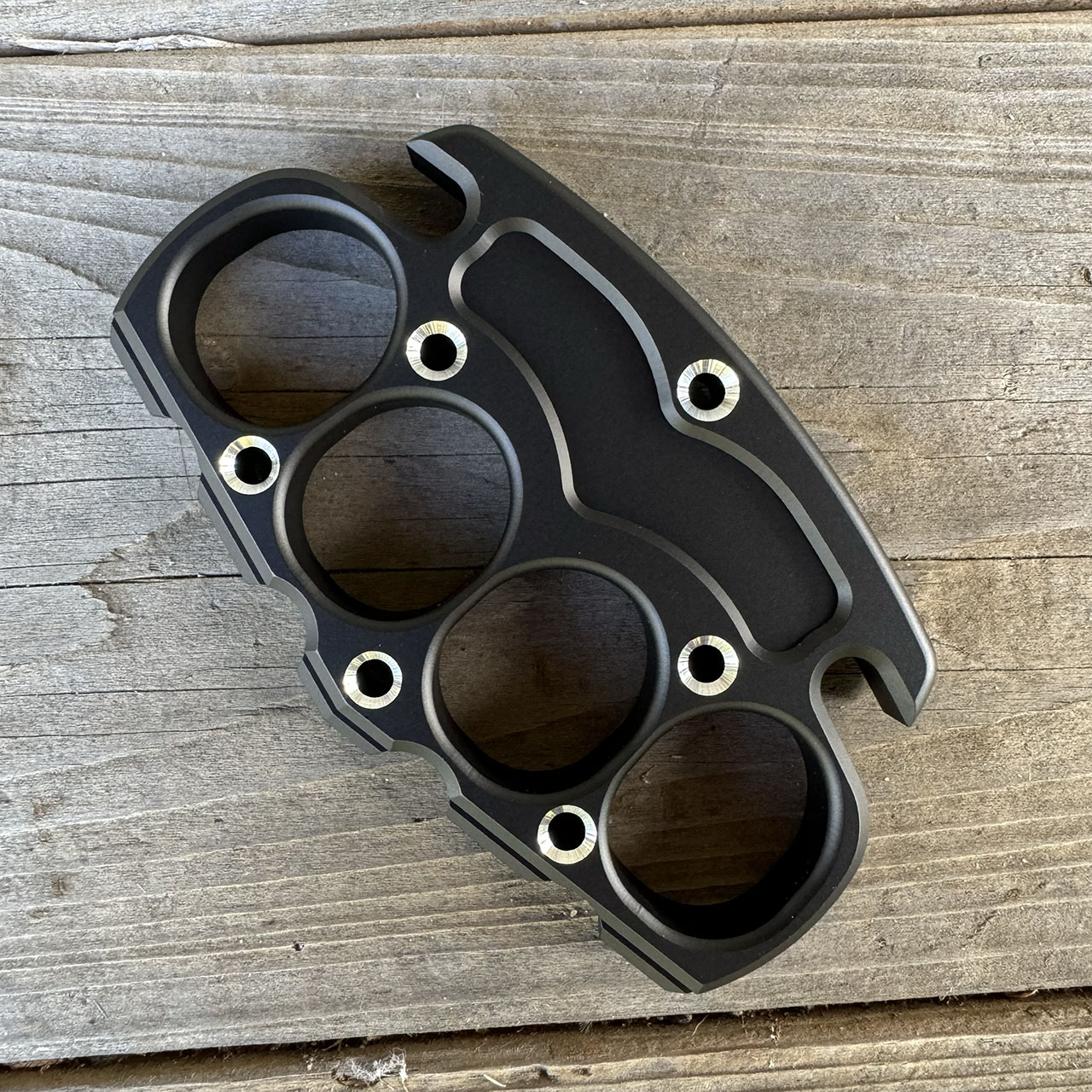 Marfione Custom Hand Tank DLC Two Tone Apocalyptic Titanium Four Finger ...