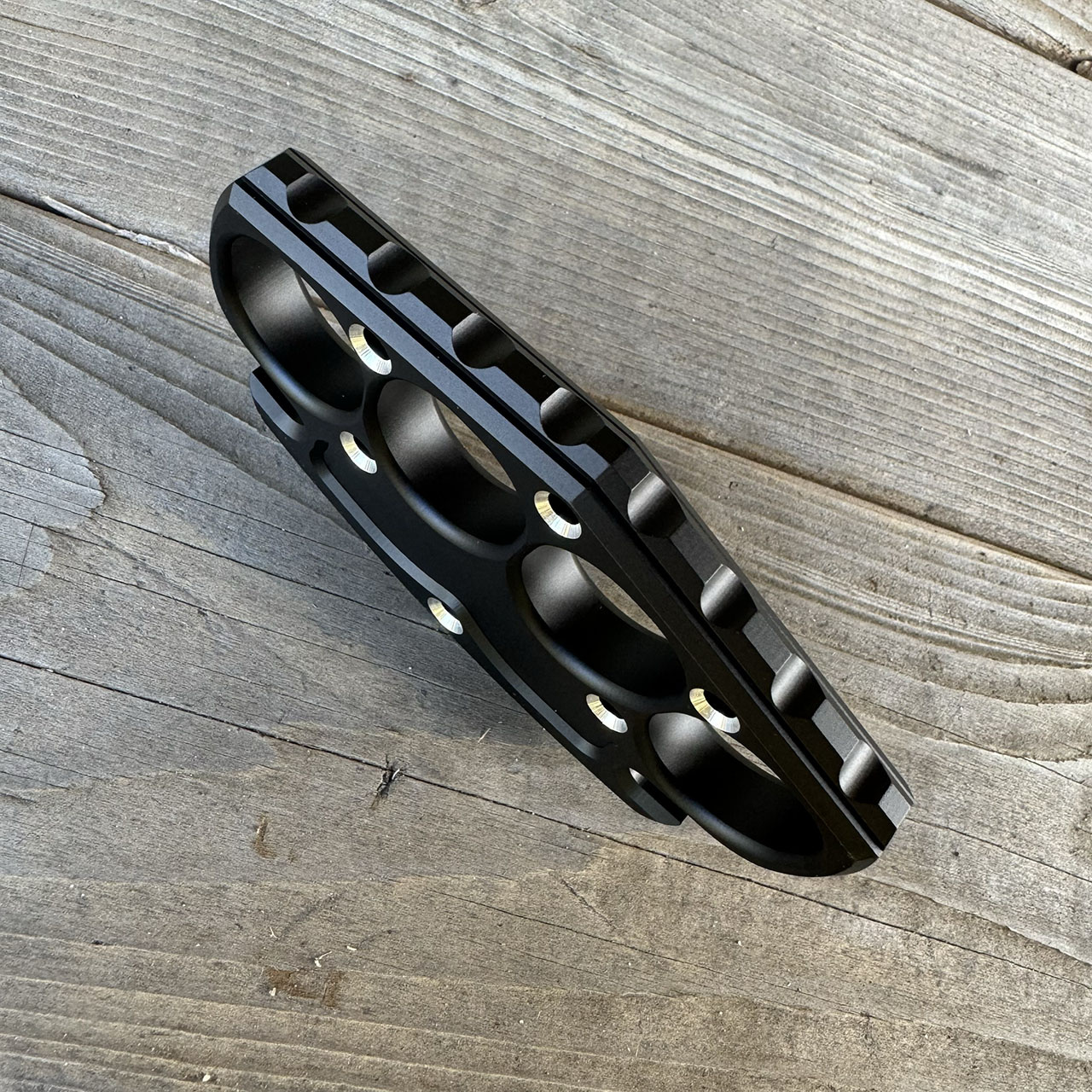 Marfione Custom Hand Tank DLC Two Tone Apocalyptic Titanium Four Finger ...