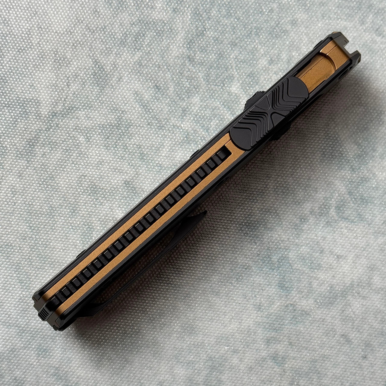 Microtech Glykon Bayonet Tan Standard Nickel Boron Internals 184-1TA ...