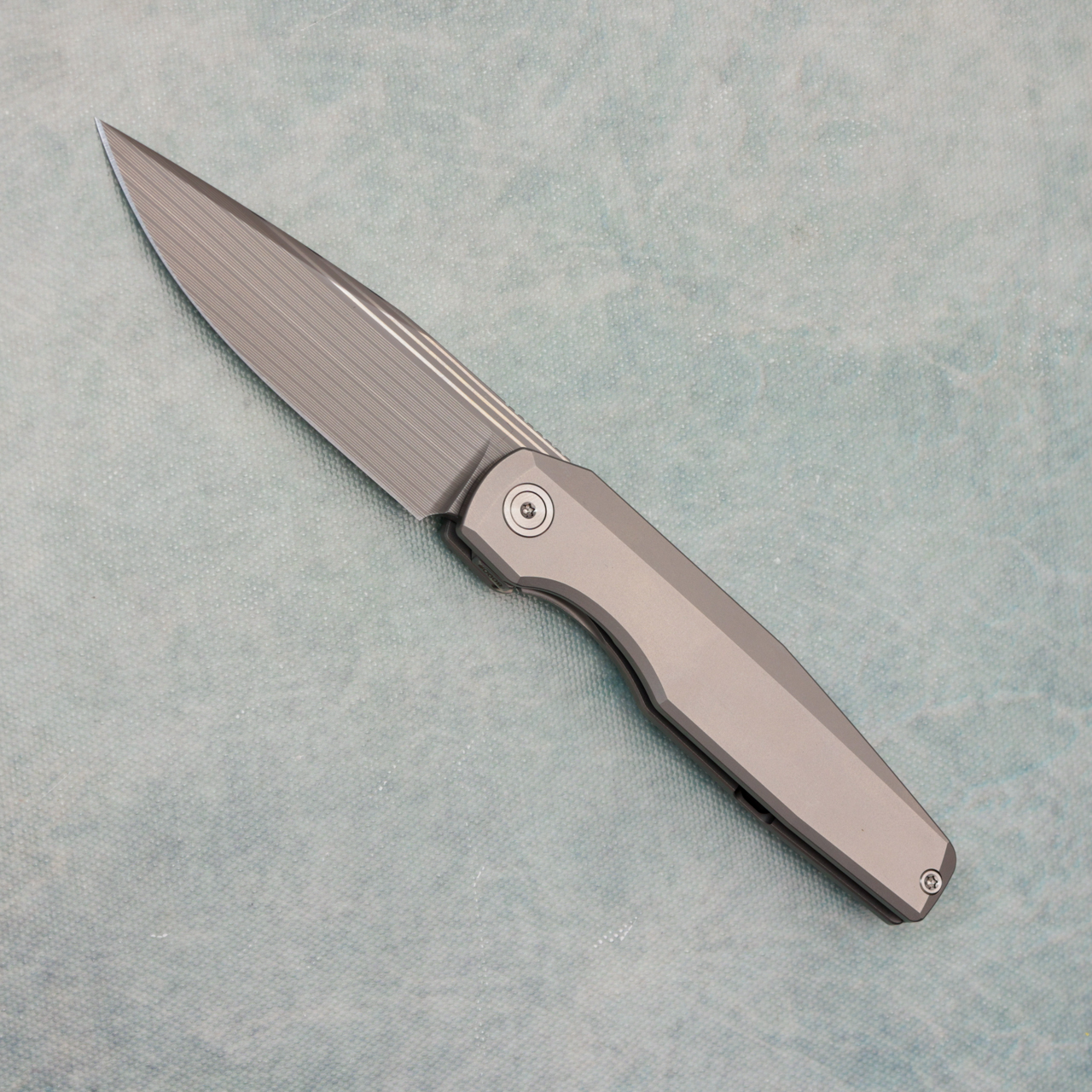 Vero Engineering Lux Mini Frame Lock Titanium Handle Chad Nichols Bacon ...