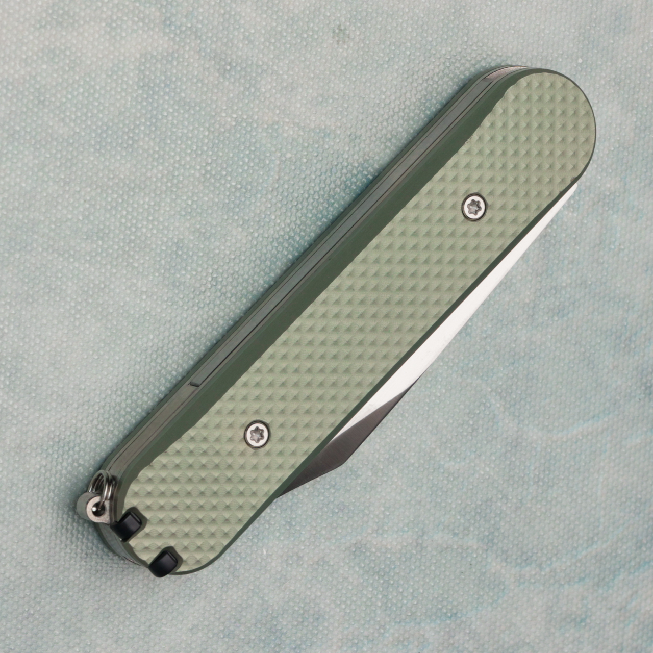 Chuck Gedraitis Switch Army Switch Blade Sage Green Aluminum Scales w ...