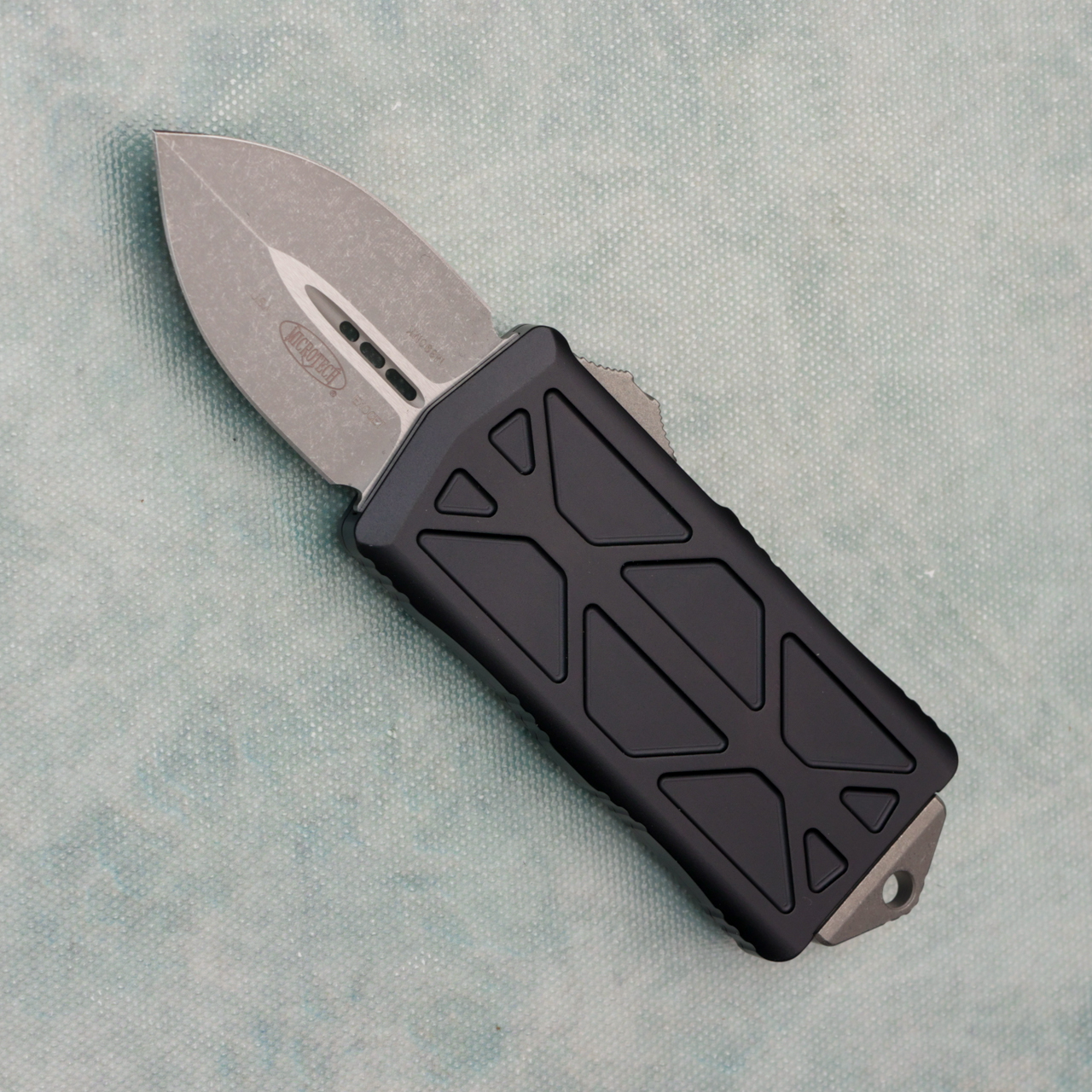 Microtech Exocet Double Edge Dagger D/E Black Stonewash Standard Cali ...