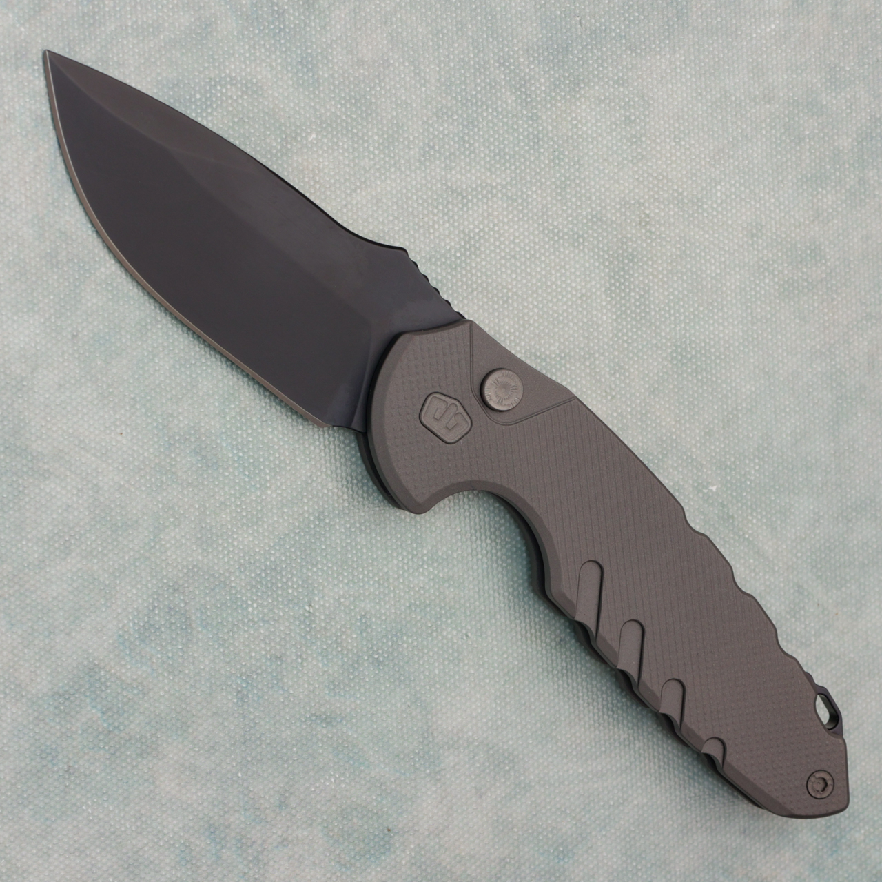 Blackside Customs Bad Idea Auto Titanium Handle Black Blade | American ...
