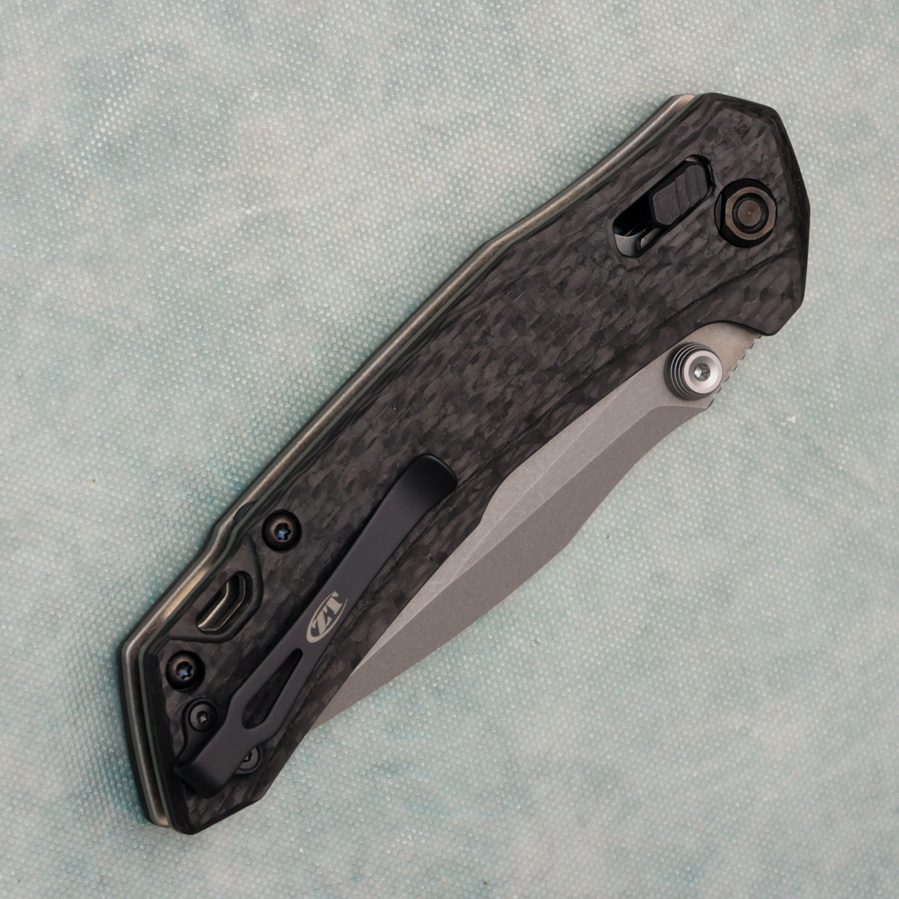 Zero Tolerance 0203CF DuraLock Carbon Fiber Handles Stonewash M390 ...