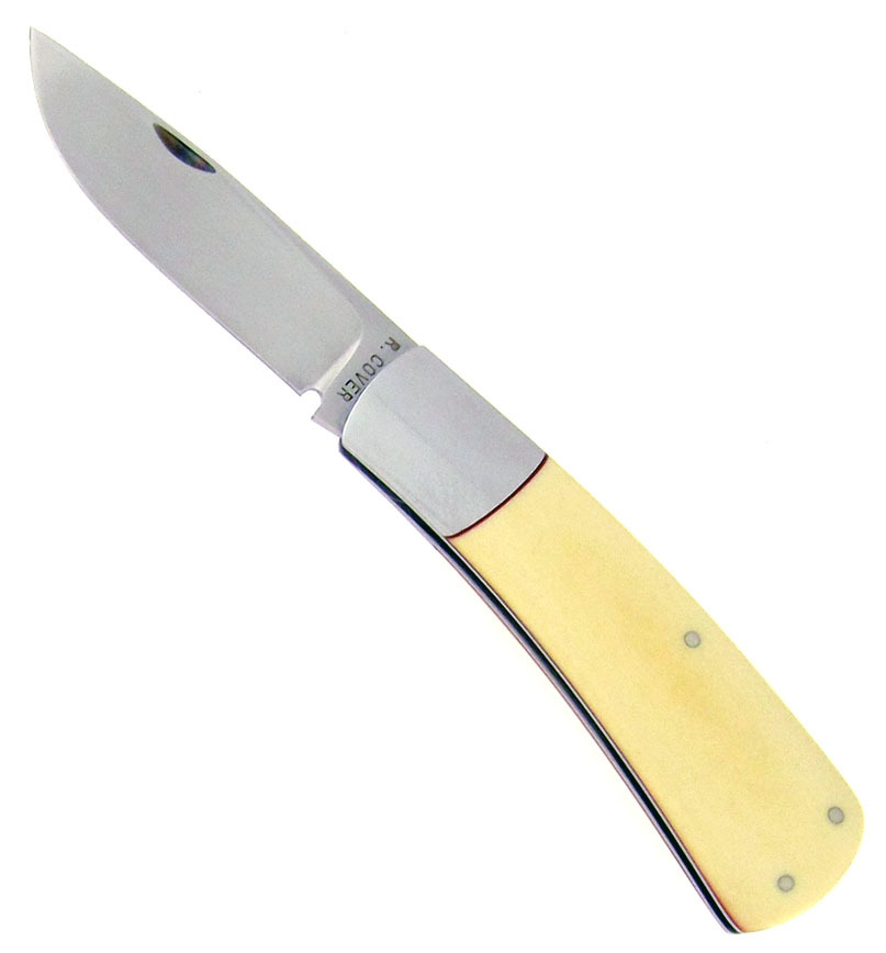 Ray Cover Custom Slip Joint Ivory Micarta | American Edge Knives