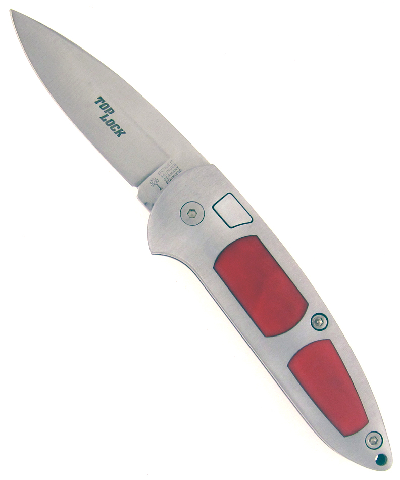 Boker Top Lock Auto Red Bone 707RB | American Edge Knives