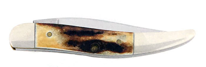 Colonel Coon Tiny Toothpick Genuine Burnt Stag CC16 | American Edge Knives