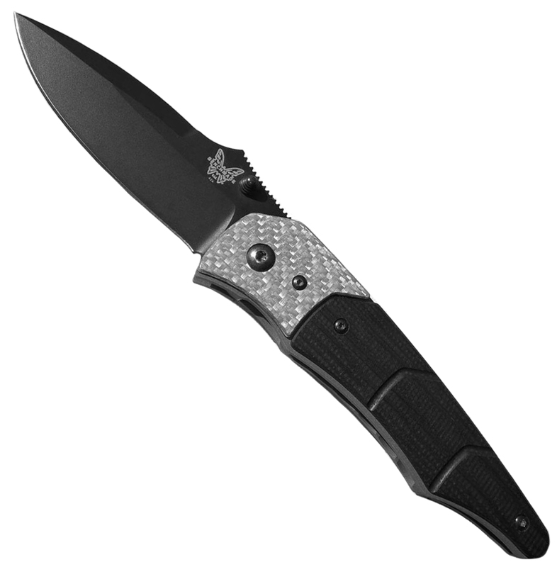 Benchmade Gravitator Hybrid Liner Lock Titanium w/ Black G-10 Black ...