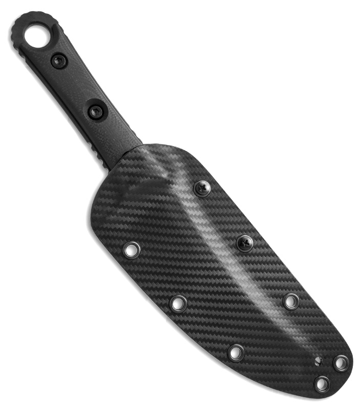 Microtech Borka SBK Fixed Blade Black G-10 Black Apocalyptic 200 ...