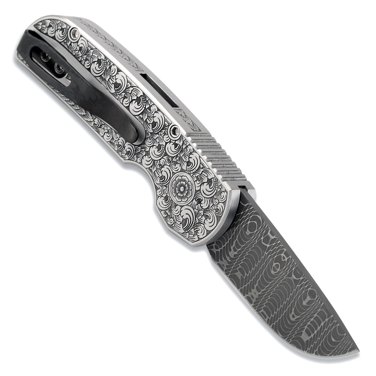 Pro-Tech Calmigo Auto Ultimate Custom Bruce Shaw Engraved Stainless ...