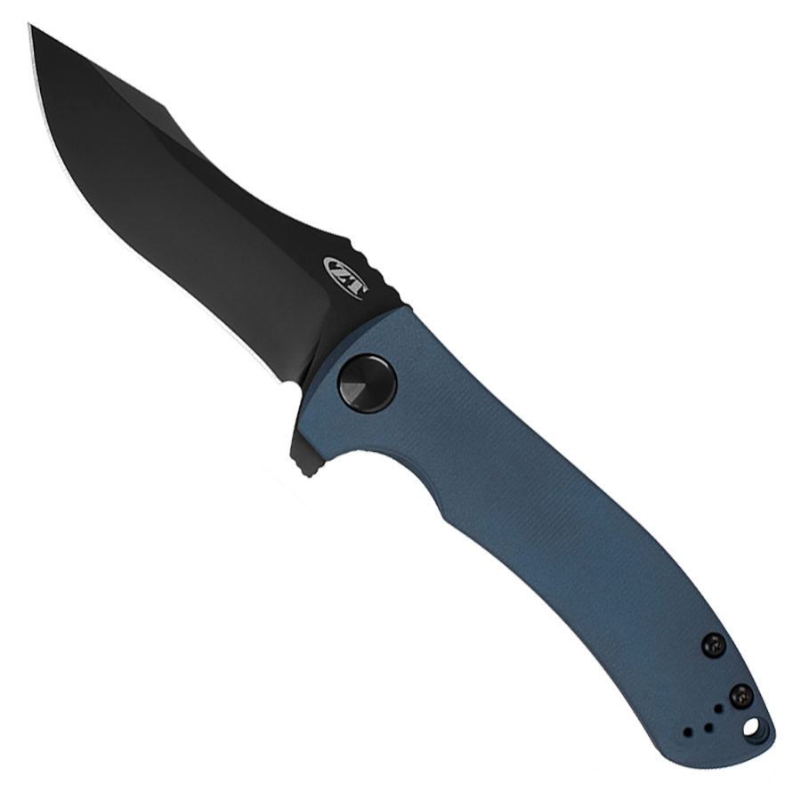 Zero Tolerance 0920BLUBLK Les George Frame Lock Flipper Blue 3D ...