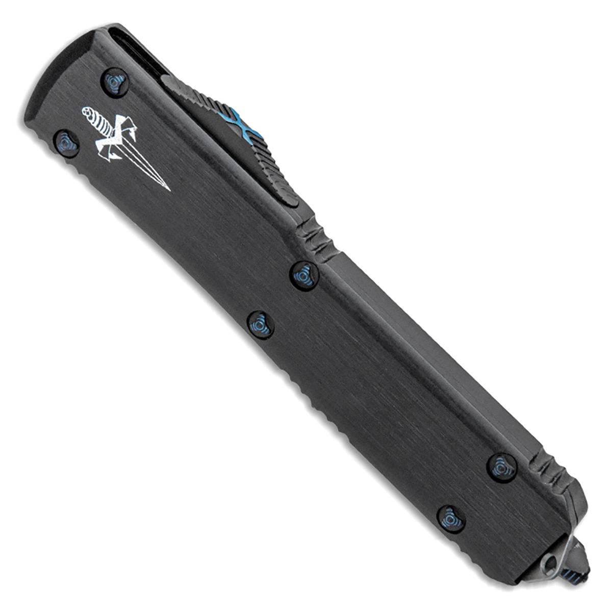 Marfione Custom Ultratech Hellhound Hefted Black Alloy Handle Mirror ...
